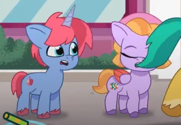 #3180020 - safe, screencap, dapple, dazey puzzle, hitch trailblazer ...