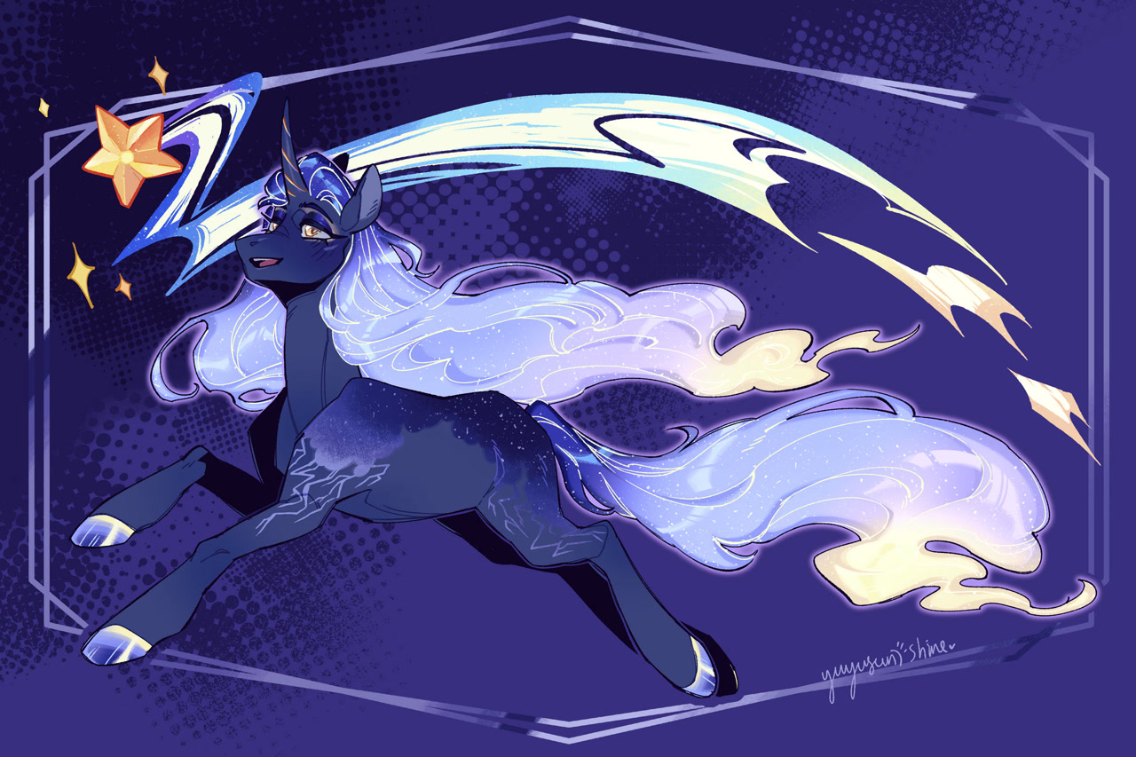 #3180109 - safe, artist:yuyusunshine, oc, oc only, oc:thunder moon ...