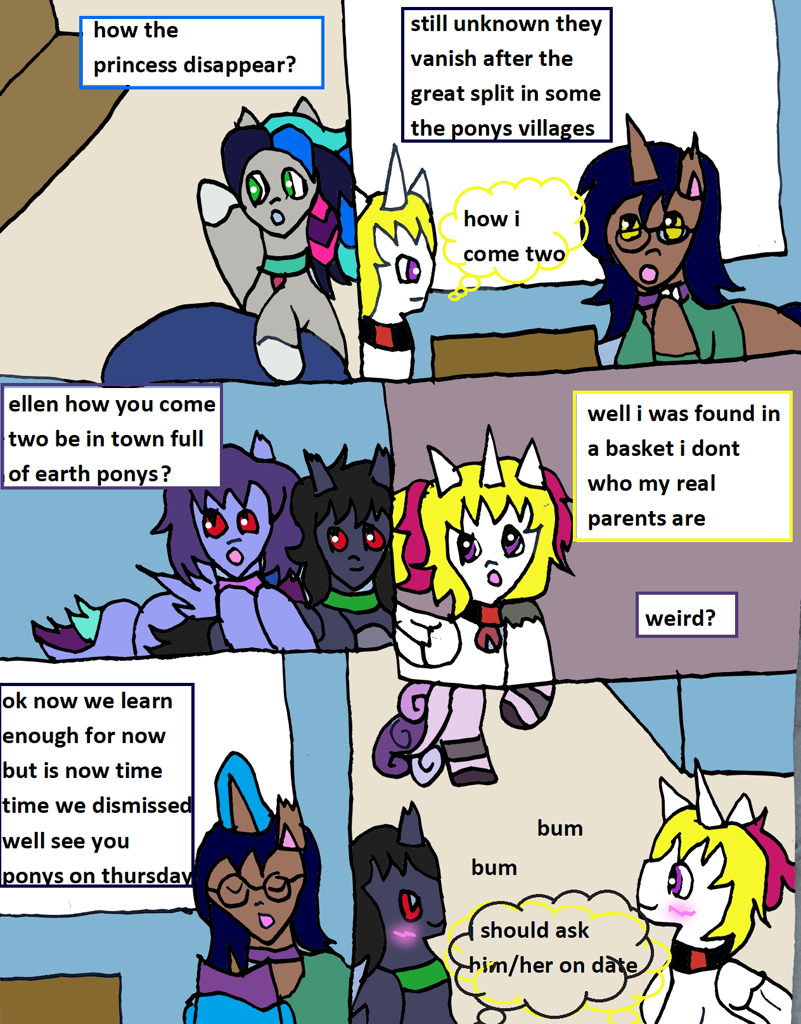 #3180180 - safe, artist:ask-luciavampire, oc, alicorn, earth pony, pony ...