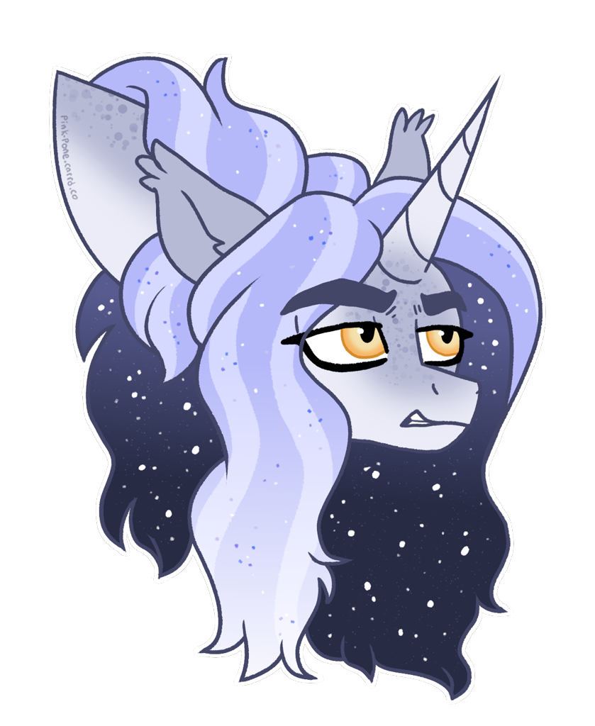 #3180677 - safe, artist:pink-pone, oc, oc only, pony, unicorn, bust, male, portrait, simple ...