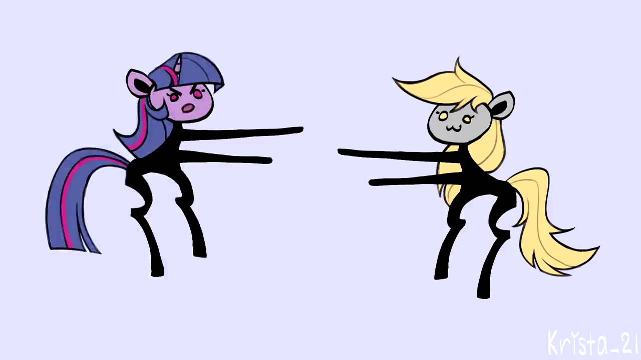 #3182528 - safe, artist:krista-21, derpy hooves, twilight sparkle, pony ...