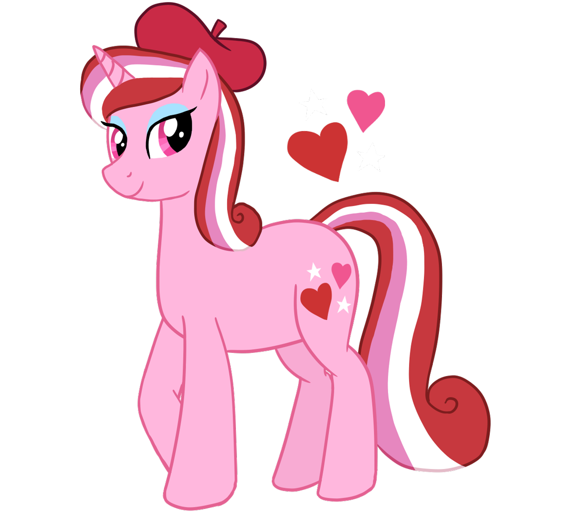 #3184111 - safe, artist:labyrinthine, oc, oc only, oc:february, pony, unicorn, beret, blue ...