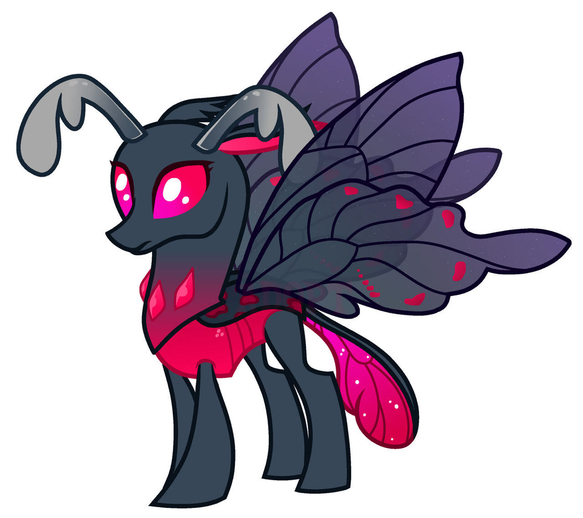 #3184203 - safe, artist:vi45, oc, oc only, changedling, changeling, concave belly, simple ...