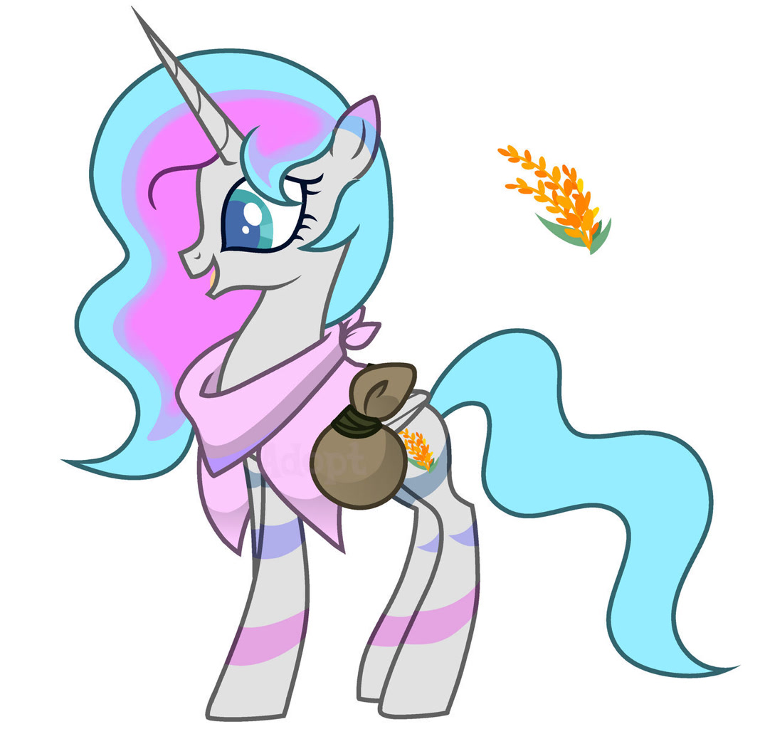 #3184204 - safe, artist:vi45, oc, oc only, hybrid, zony, female, folded ...