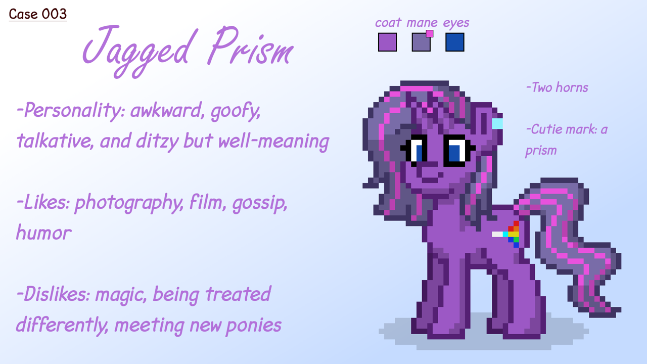 #3184755 - safe, oc, oc only, oc:jagged prism, bicorn, pony, unicorn, pony town, gradient ...