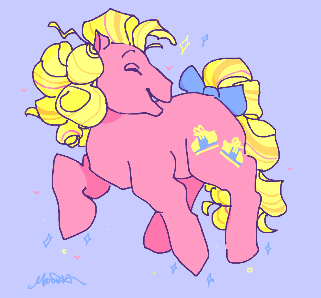 #3186165 - safe, artist:poniesart, tappy, earth pony, pony, g1, bow ...