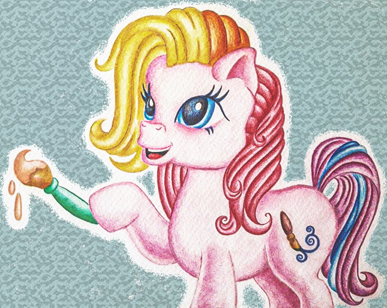 #3187001 - safe, artist:lilacdash, toola-roola, earth pony, pony, g3 ...