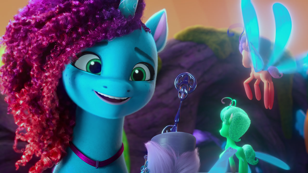 #3187643 - safe, screencap, misty brightdawn, breezie, pony, unicorn, family trees, g5, my ...