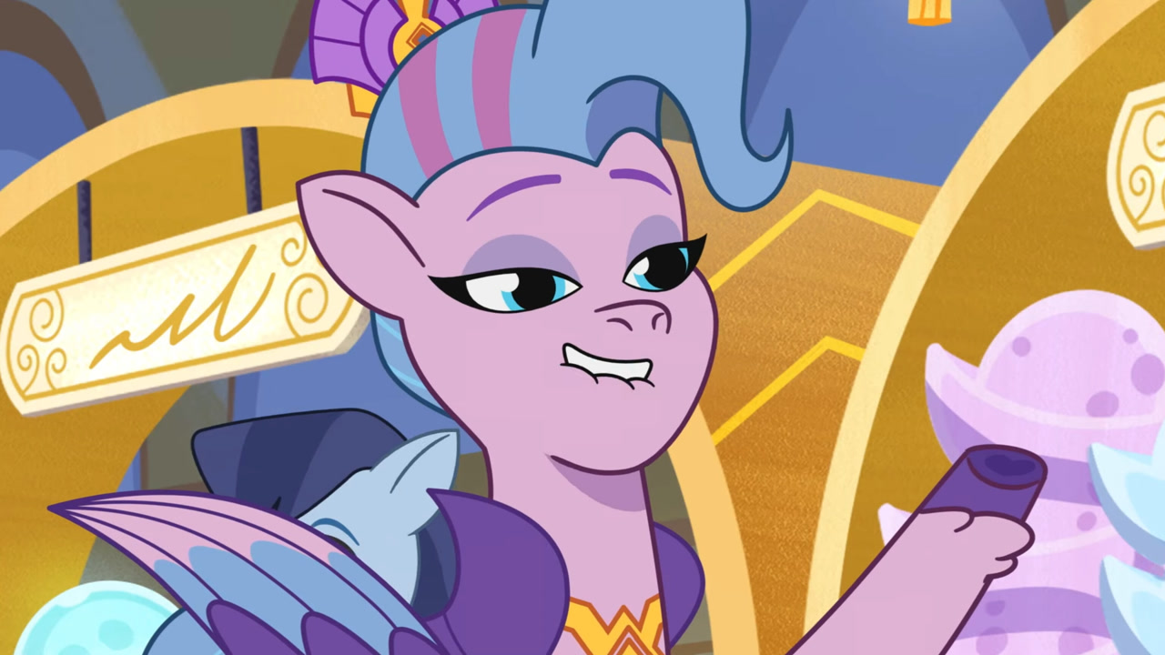 #3188247 - safe, screencap, queen haven, earth pony, pegasus, pony, g5 ...