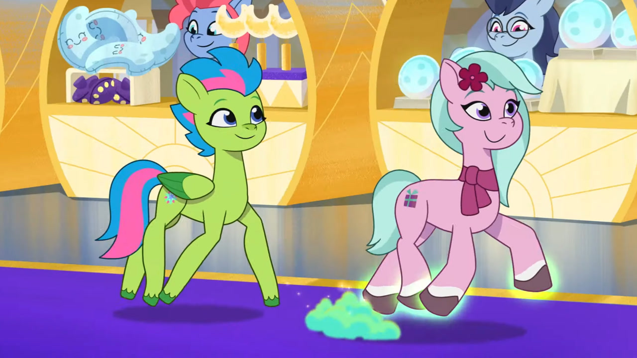 #3188283 - safe, screencap, dahlia, luminous dazzle, strawberry mark ...