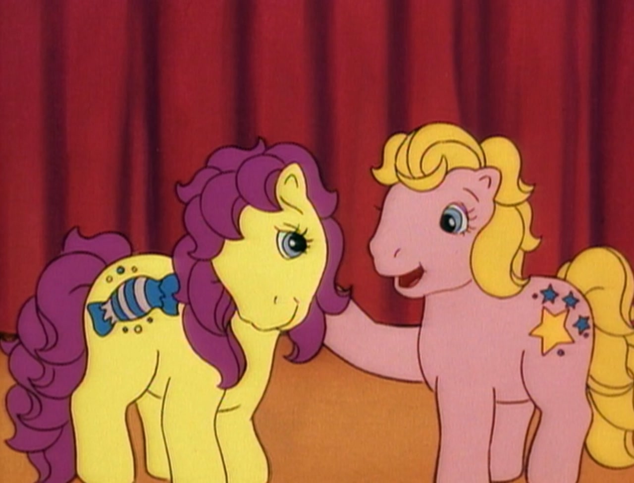 #3188321 - safe, screencap, bon bon (g1), starlight (g1), earth pony ...