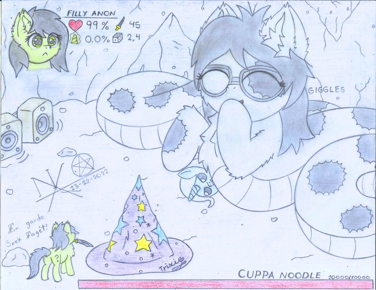 #3189747 - safe, artist:nuclearvolcano, derpibooru exclusive, trixie ...