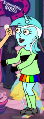 #3190221 - safe, artist:rarciafans, lyra heartstrings, human, equestria ...