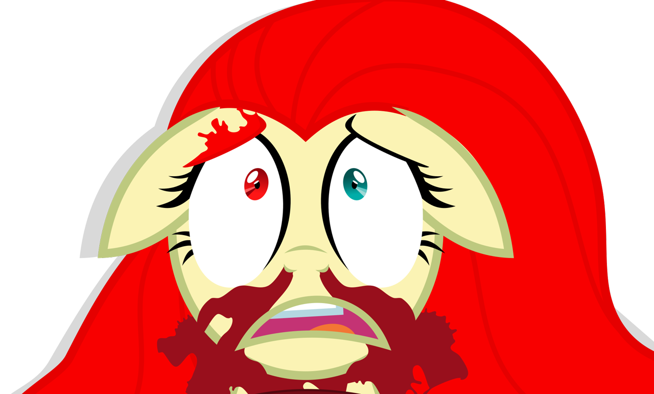 #3190364 - grimdark, artist:keronianniroro, artist:misterdavey, edit, fluttershy, pegasus, pony ...