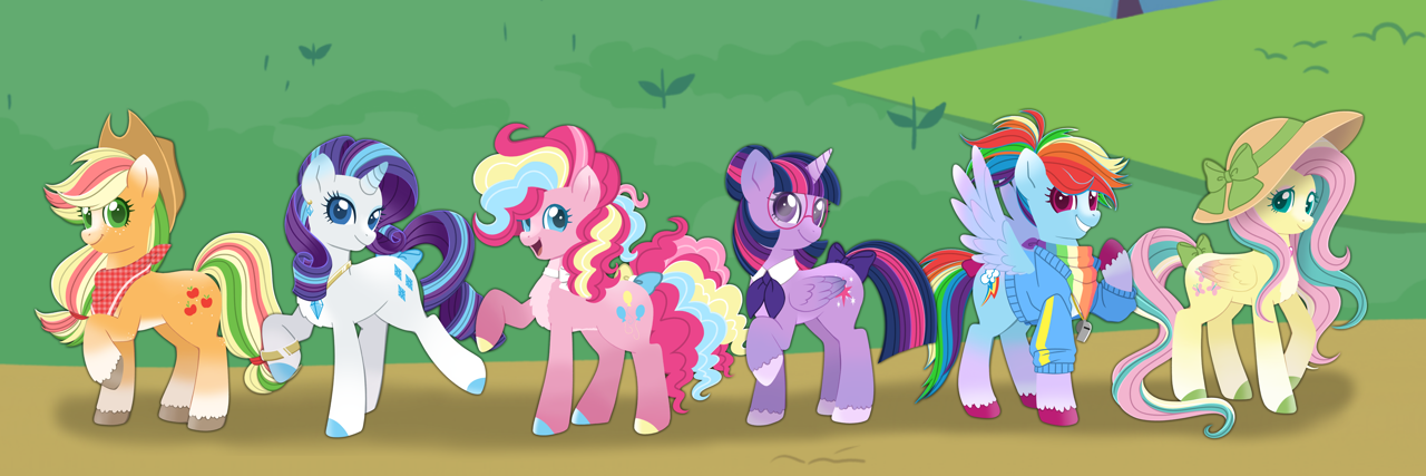 #3191346 - safe, artist:sleepykoinu, applejack, fluttershy, pinkie pie ...