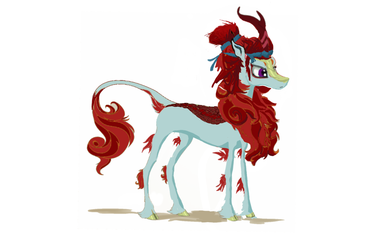 #3191543 - safe, artist:xihetaishou, oc, oc only, oc:chungu, kirin ...