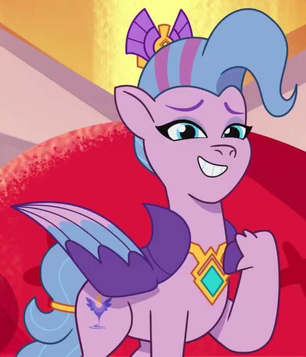 #3176627 - safe, screencap, queen haven, pegasus, pony, g5, my bananas ...