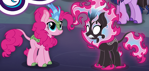 #3176748 - safe, gameloft, pinkie pie, twilight sparkle, kirin, nirik ...