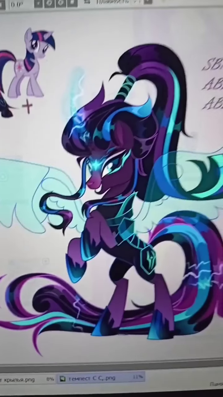 #3176876 - safe, artist:daria, tempest shadow, twilight sparkle, g4 ...