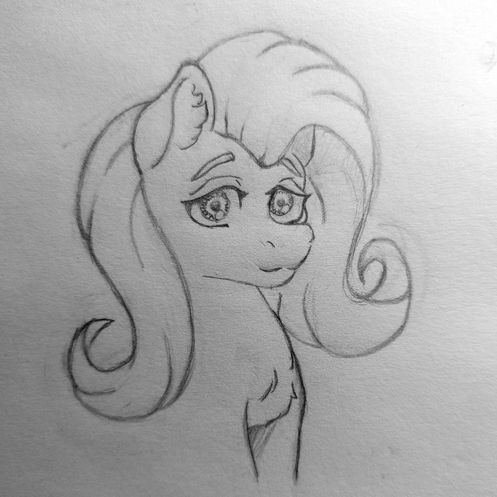 #3177330 - safe, artist:chacarron, fluttershy, pegasus, chest fluff ...