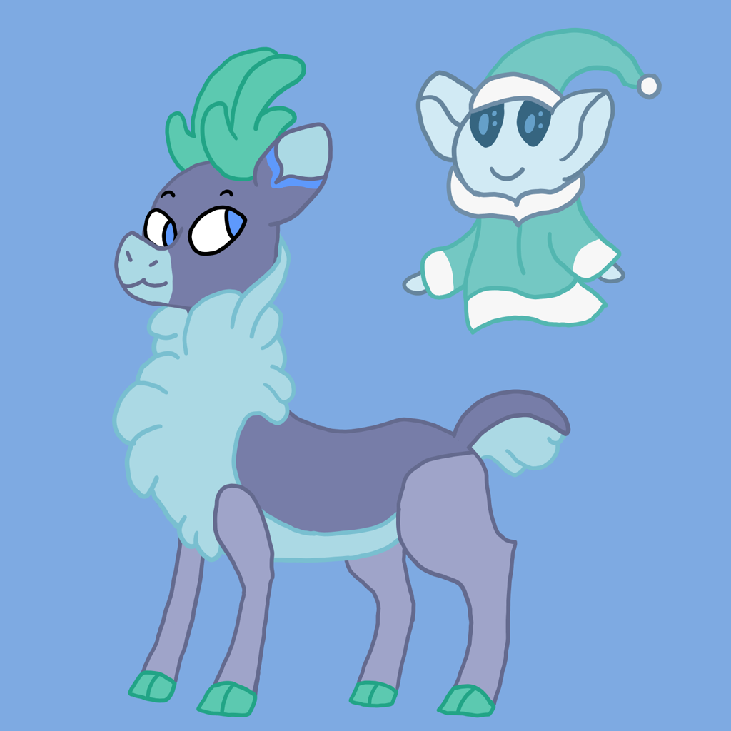 #3178572 - safe, artist:mintwhistle, oc, oc only, oc:frostbite, deer ...