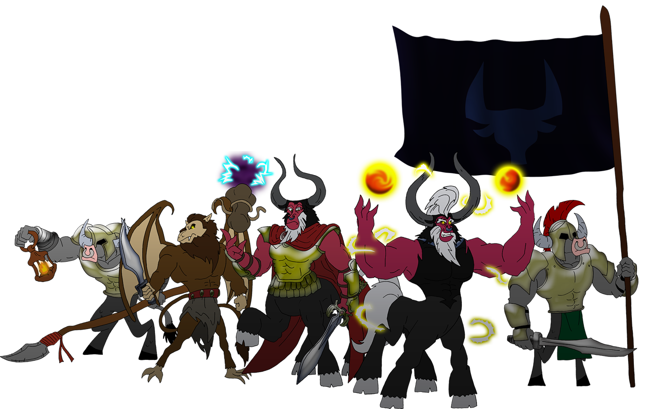 #3178636 - safe, artist:unoservix, lord tirek, scorpan, oc, centaur ...