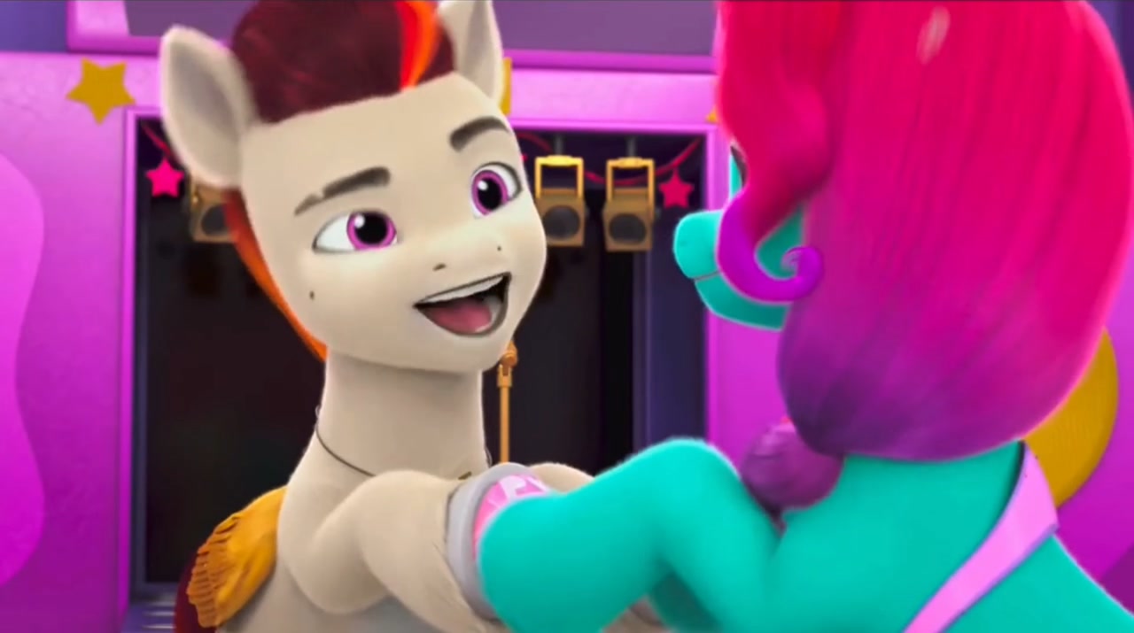 #3178843 - safe, screencap, jazz hooves, rocky riff, earth pony ...