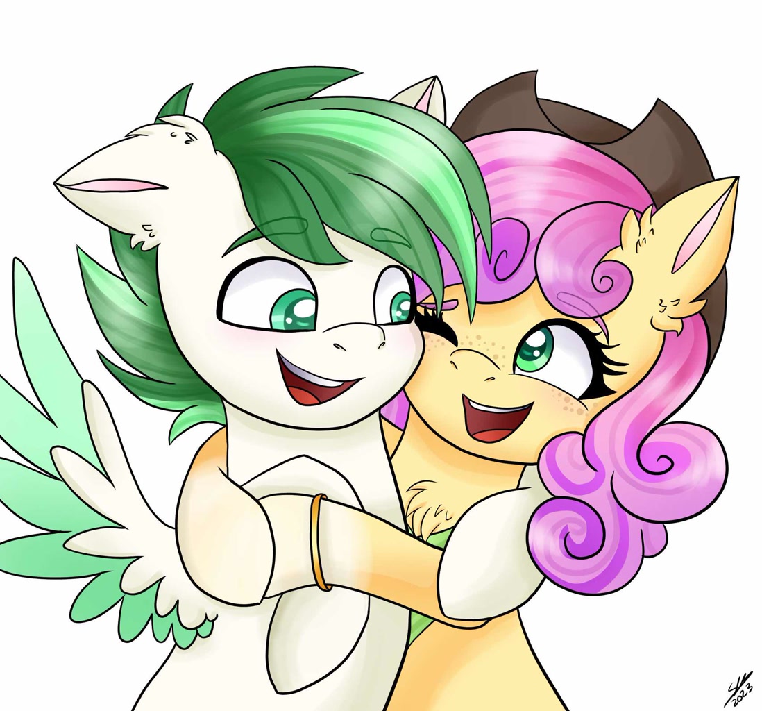 #3179383 - safe, artist:galaxy swirl, oc, oc only, oc:dreamer skies, oc:quickdraw, earth pony ...