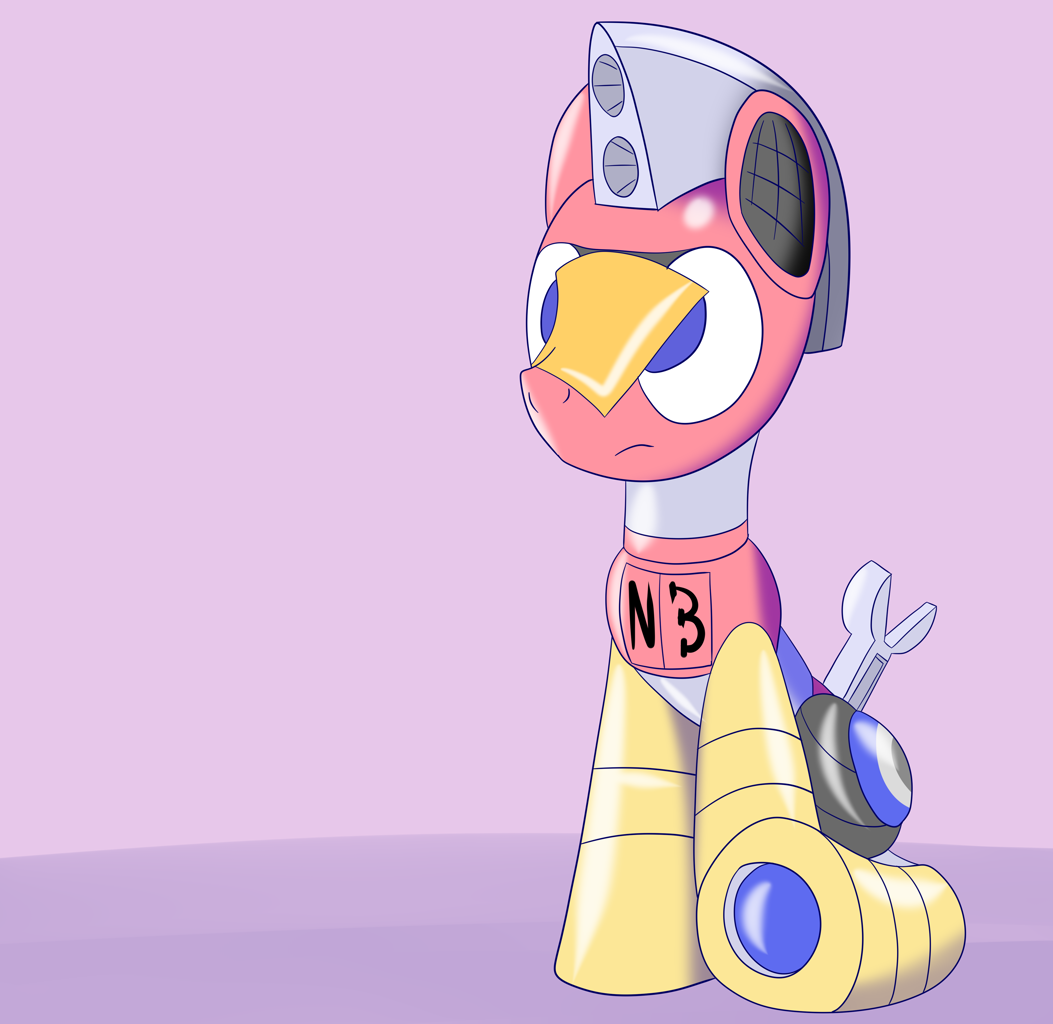 #3179524 - safe, artist:trackheadtherobopony, oc, oc:trackhead, pony, robot, robot pony, cheese ...