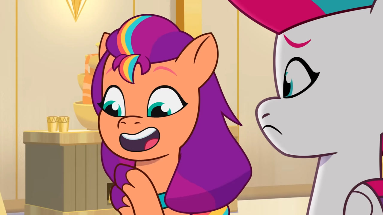 #3192716 - safe, screencap, sunny starscout, zipp storm, earth pony ...
