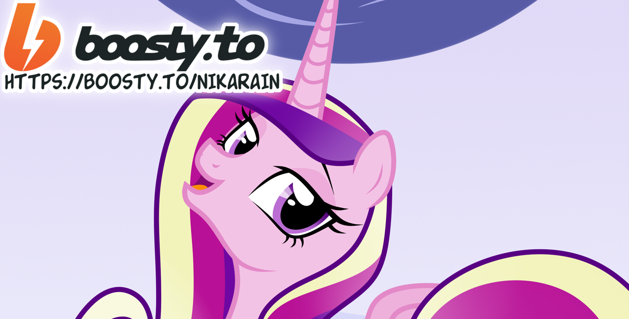 #3197784 - safe, artist:nika-rain, princess cadance, alicorn, pony, g4, boosty, boosty preview ...