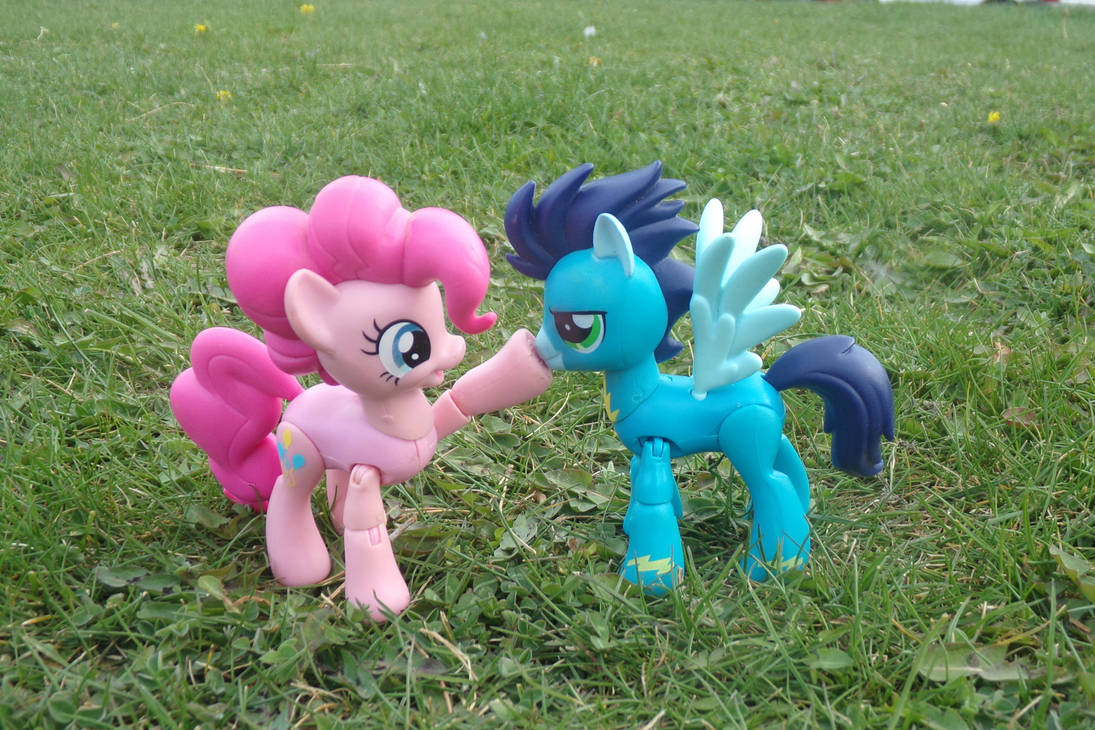 #3198765 - safe, artist:dingopatagonico, pinkie pie, soarin', earth ...