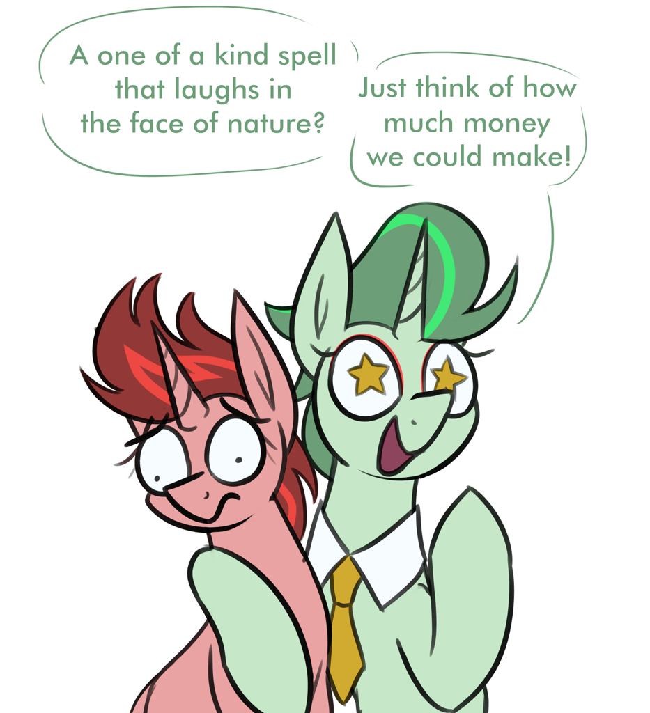 #3198855 - safe, artist:moonatik, oc, oc only, oc:green line, oc:red ...