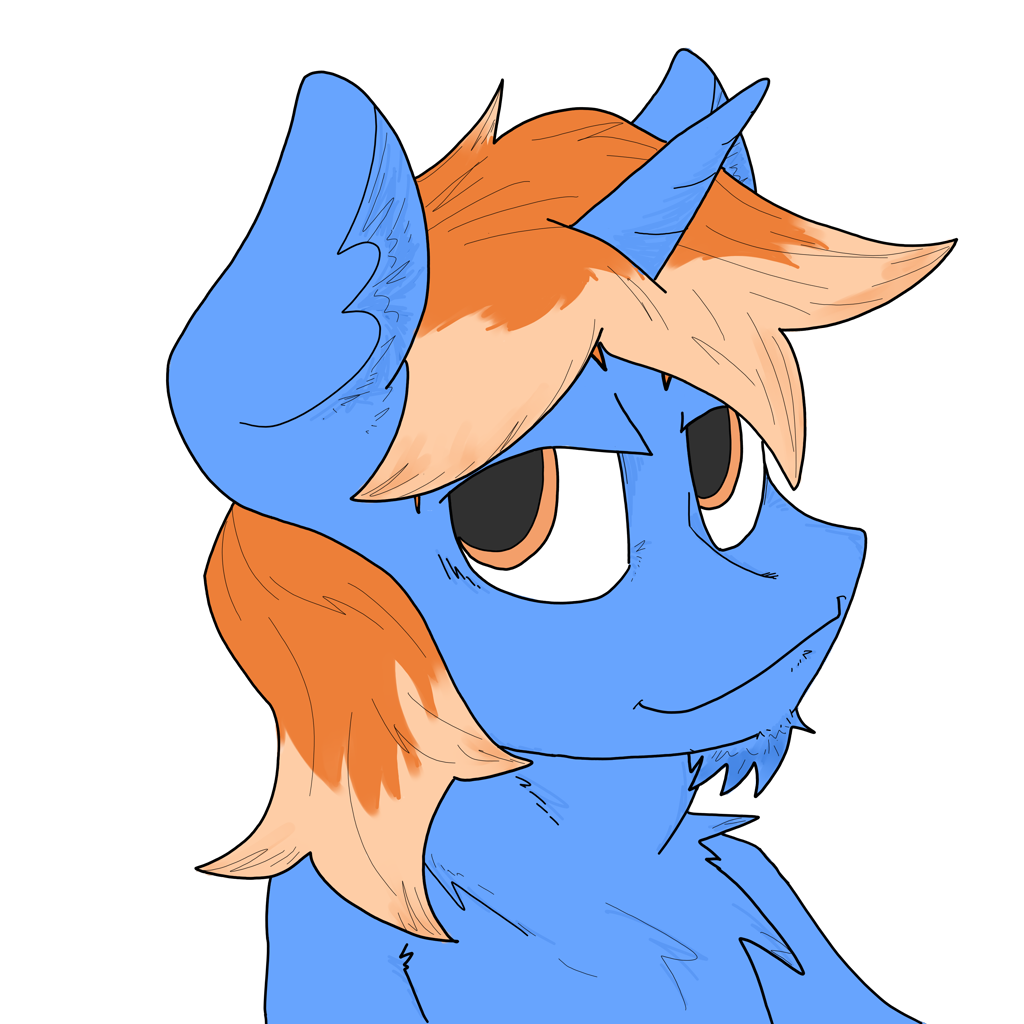 #3199158 - safe, artist:ponny, oc, oc:horizon, pony, unicorn, bust ...