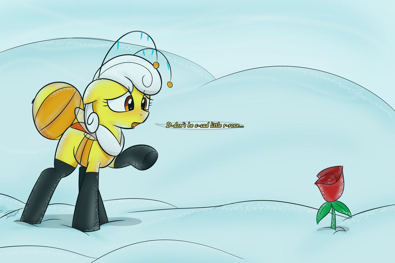 #3199792 - safe, artist:bestponies, oc, oc only, oc:buzzing pollen, bee ...