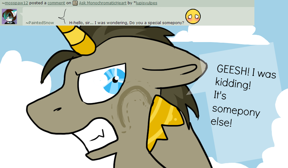 #3200248 - safe, artist:lupisvulpes, oc, oc only, oc:monochromatic ...