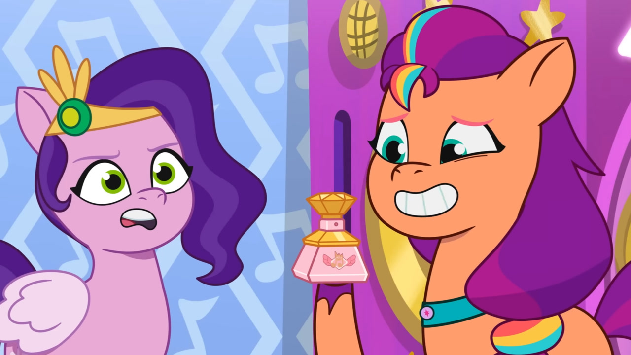 #3200433 - safe, screencap, pipp petals, sunny starscout, earth pony ...