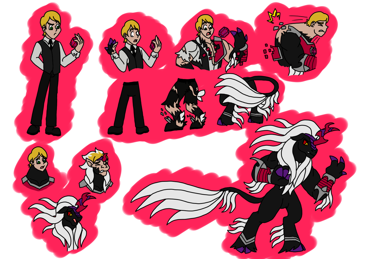 #3201411 - safe, artist:zetikoopa, oc, oc:phantom infinite, human ...