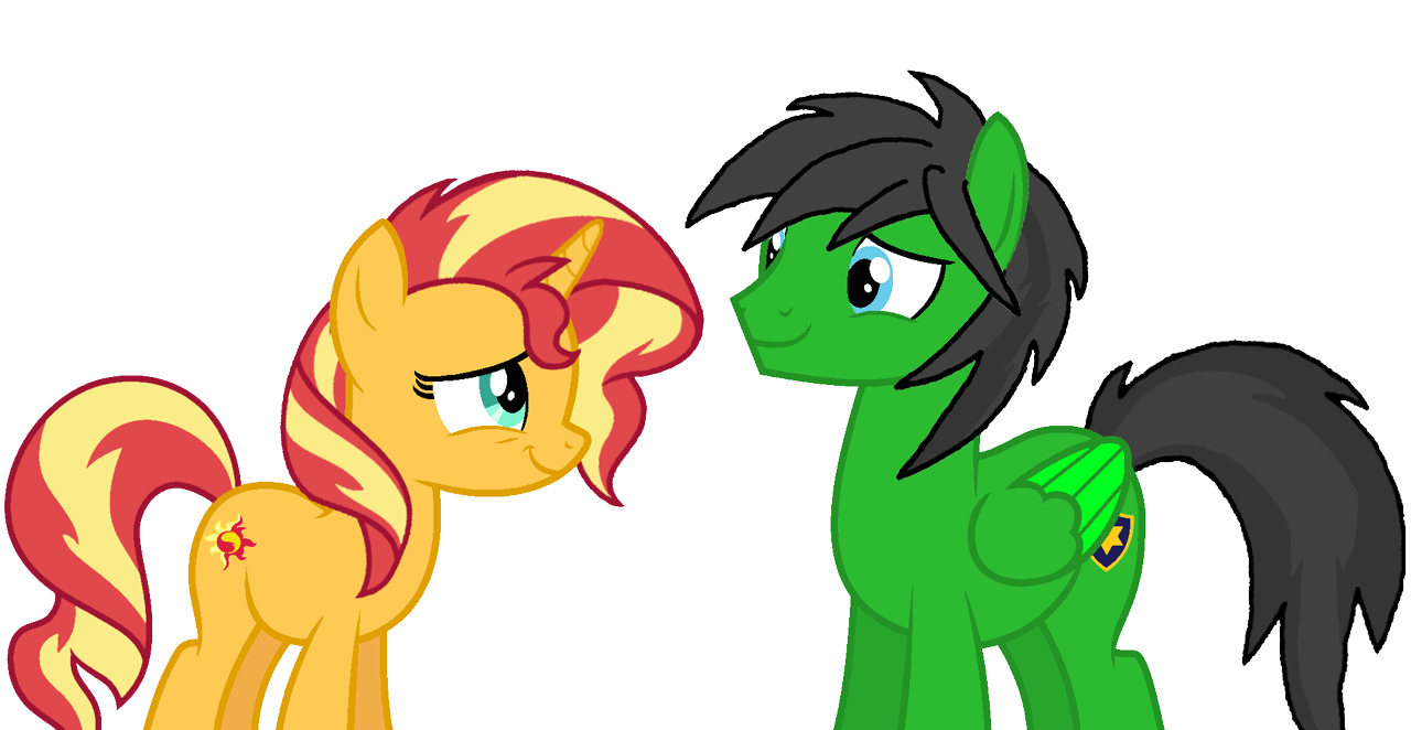 #3201531 - safe, artist:star-armour95, sunset shimmer, oc, oc:star ...
