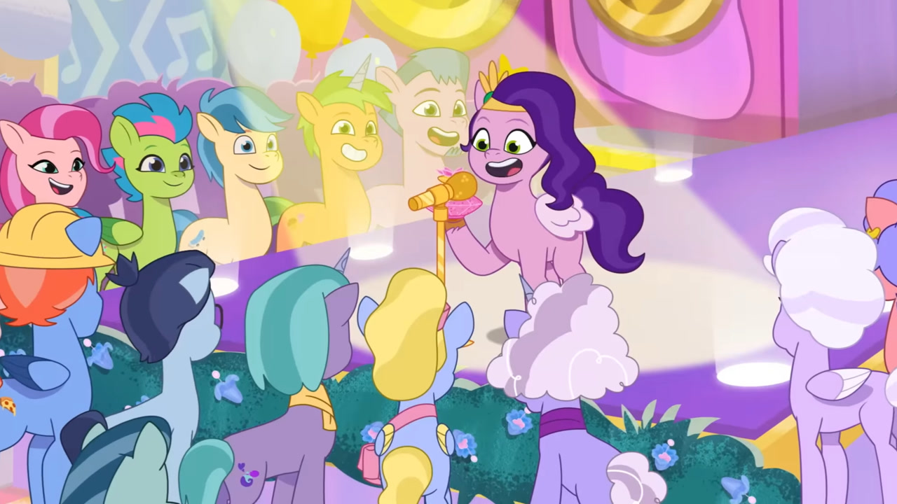 #3201874 - safe, screencap, cherry flyaway, cherry prancer, fifi (g5 ...