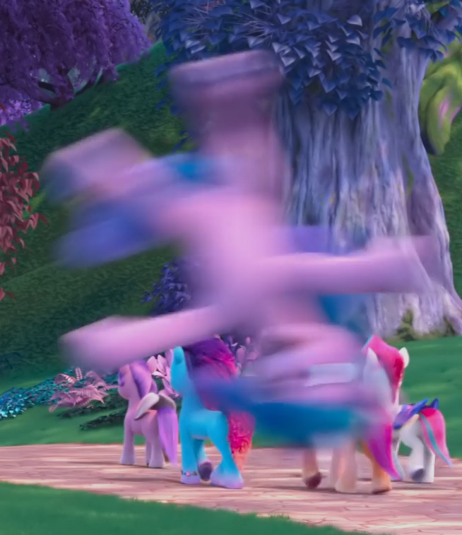 #3202744 - safe, screencap, hitch trailblazer, izzy moonbow, misty brightdawn, pipp petals ...