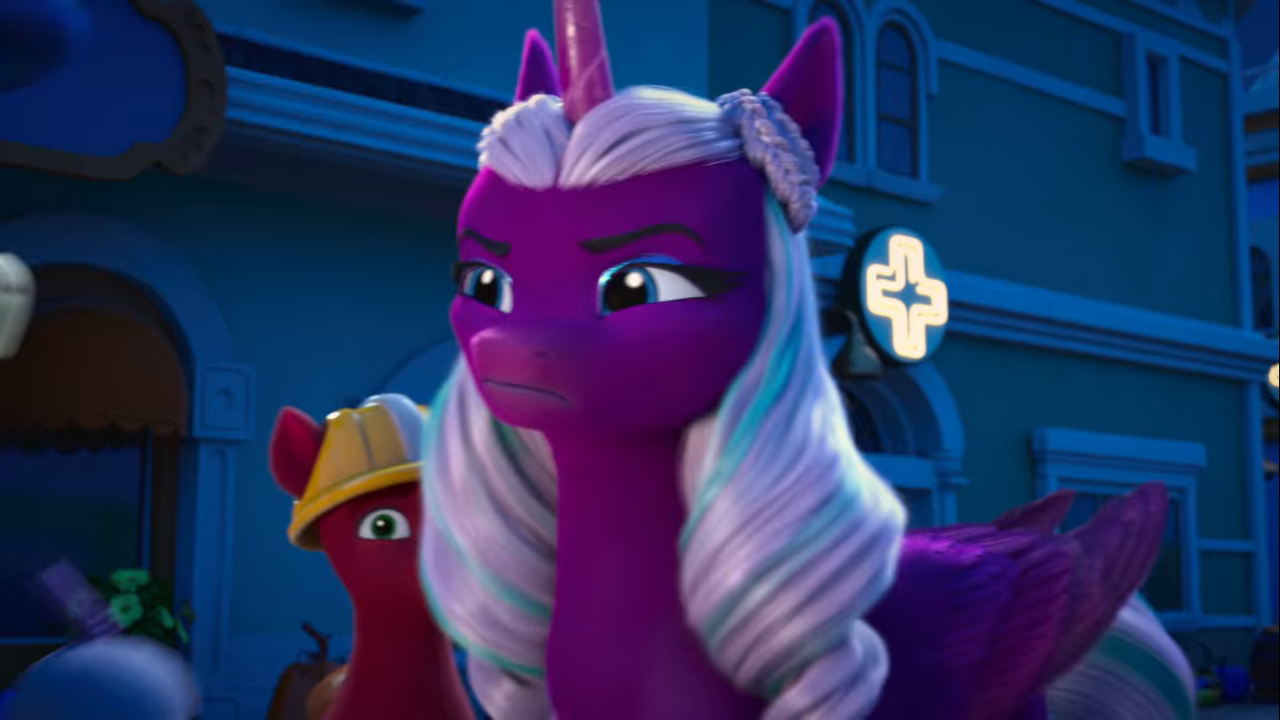 #3202906 - safe, screencap, opaline arcana, sprout cloverleaf, alicorn, earth pony, pony, g5, my ...