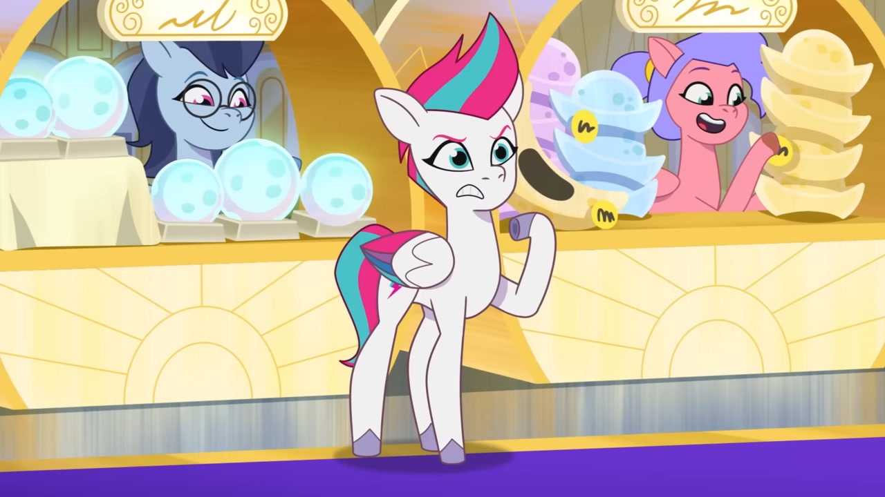 #3193264 - safe, screencap, sunny styles, zipp storm, earth pony ...