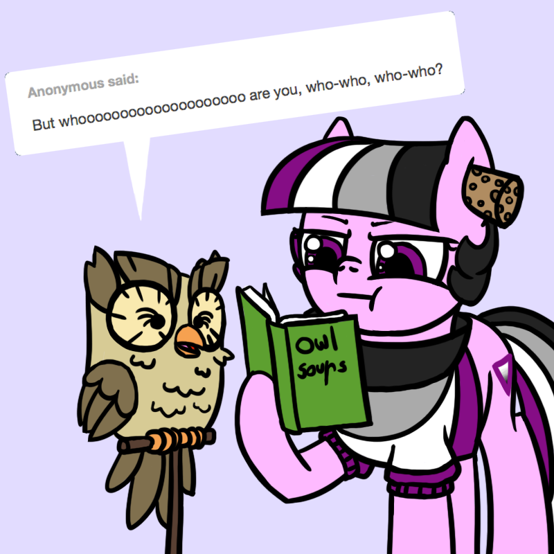 #3203897 - safe, artist:thedragenda, owlowiscious, oc, oc:ace, bird ...