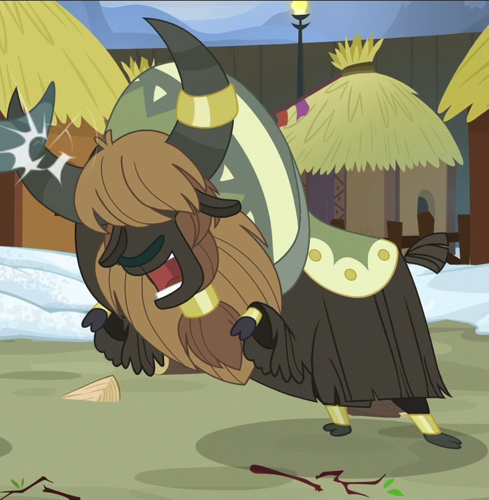 #3203909 - safe, screencap, yak, g4, not asking for trouble, cloven ...