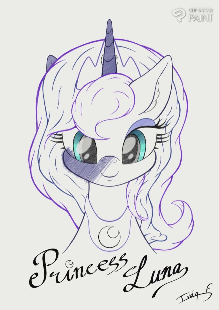 Drawing Princess Luna