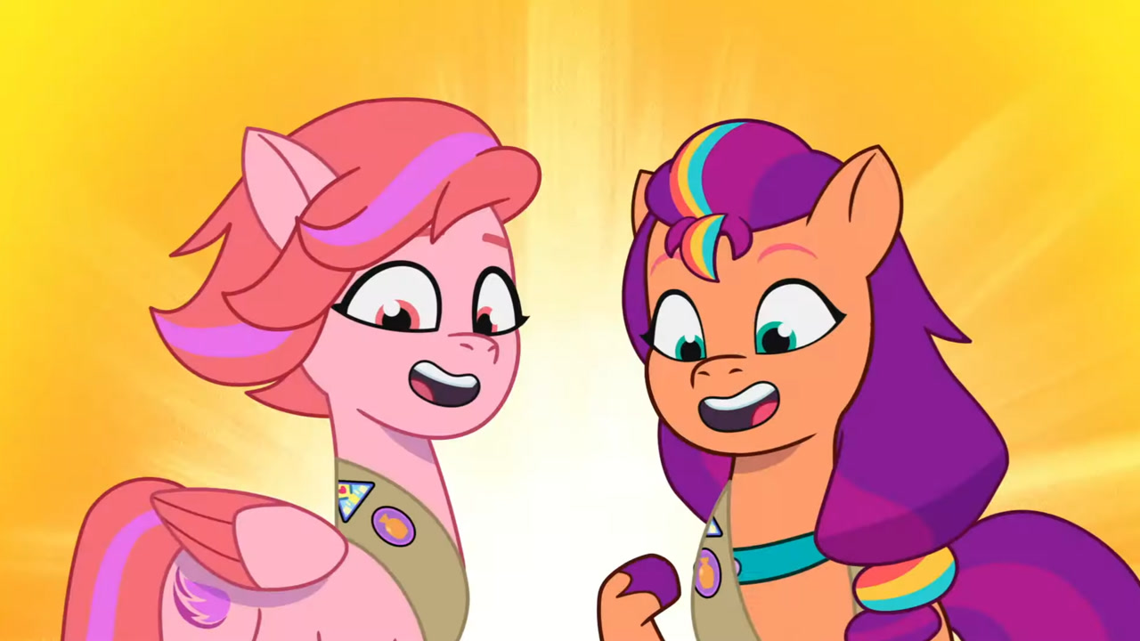 #3204790 - safe, screencap, sunny starscout, windy (g5), earth pony, pegasus, pony, attack of ...