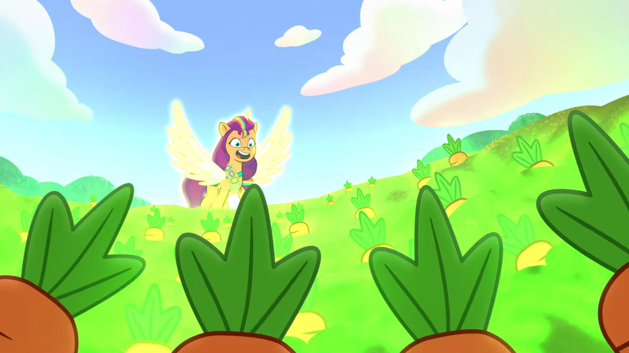 #3204803 - safe, screencap, sunny starscout, alicorn, pony, attack of ...