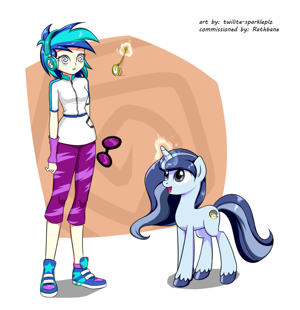 #3204831 - safe, artist:twilite-sparkleplz, dj pon-3, vinyl scratch, oc ...