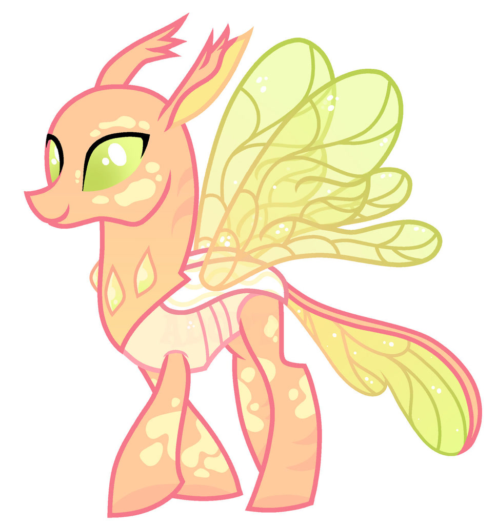 #3205227 - safe, artist:vi45, oc, oc only, changedling, changeling, g4, concave belly, simple ...